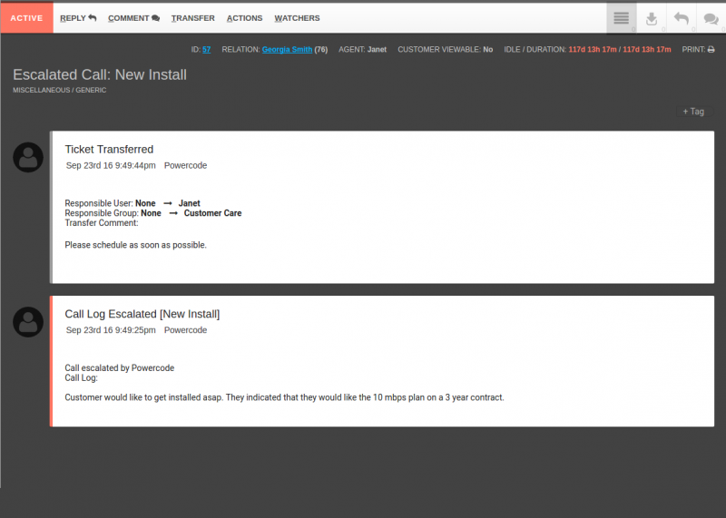 Customer Service Software & Ticketing System – Powercode