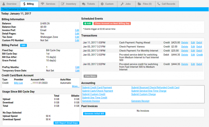 ISP & ACH Billing Software – Powercode