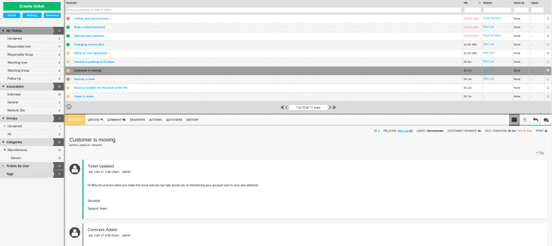 Powercode Ticket Dashboard – Powercode
