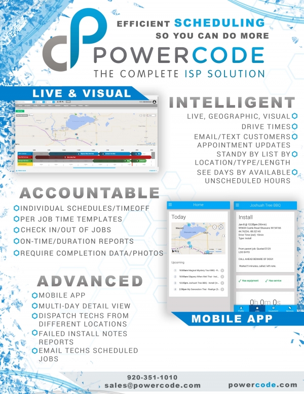 Scheduling & Technical Support Software – Powercode