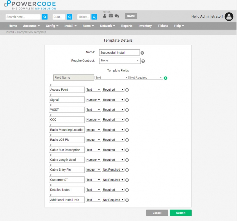 Templates for Jobs – Powercode