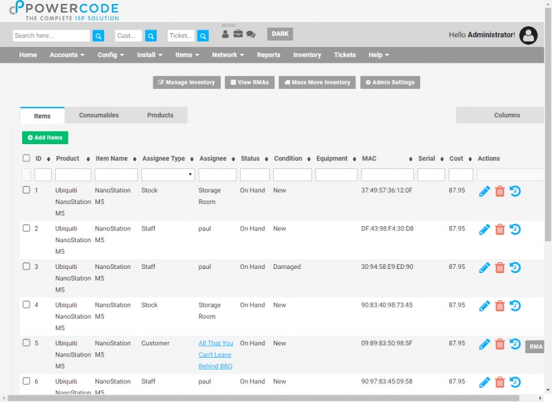 Manage Your Inventory – Powercode