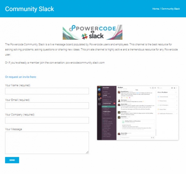 Communicate with Powercode – Powercode