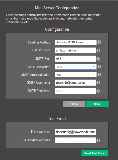 System Emails and Outbound Email | Powercode