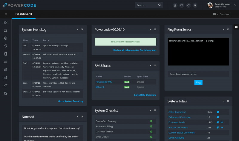 dashboard-new – Powercode